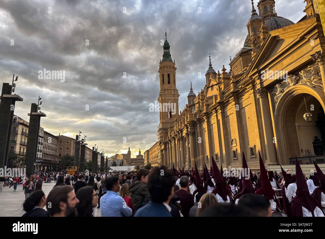 Good Friday processions in Zaragoza, Spain Stock Photo - Alamy
