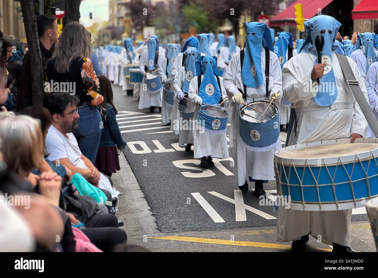 Good Friday processions in Zaragoza, Spain Stock Photo - Alamy