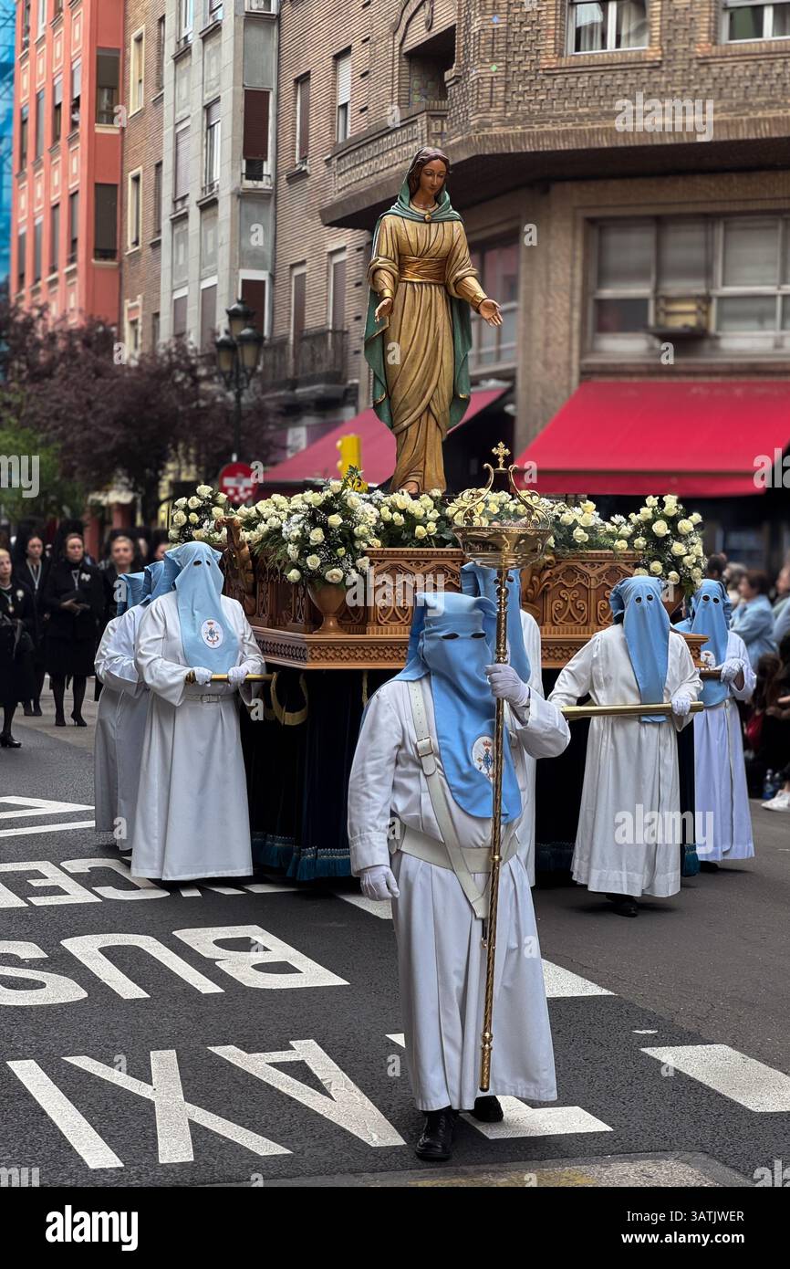 Good Friday processions in Zaragoza, Spain Stock Photo - Alamy