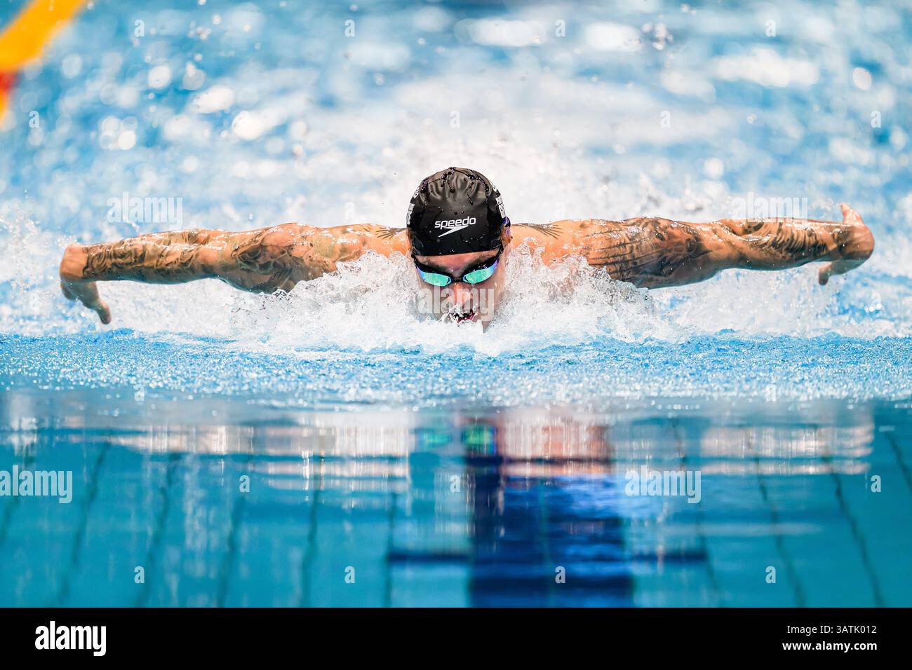 LONDON, UNITED KINGDOM. 18 April, 25. Jacob Peters competes in Session ...
