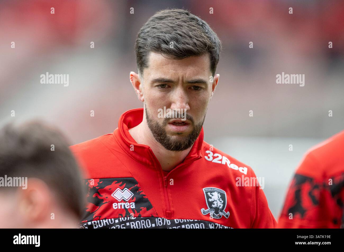 Middlesbrough's Finn Azaz during the Sky Bet Championship match between ...