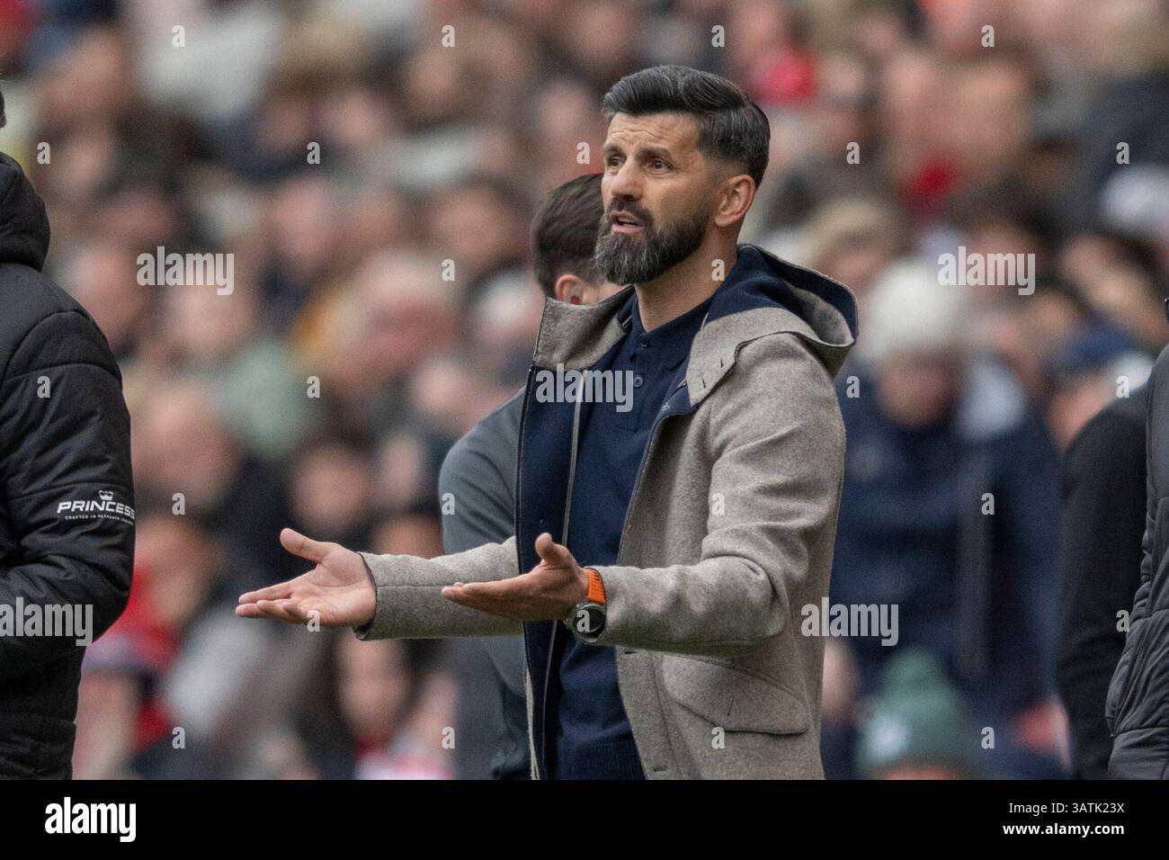 Plymouth Argyle Manager Miron Muslic during the Sky Bet Championship ...