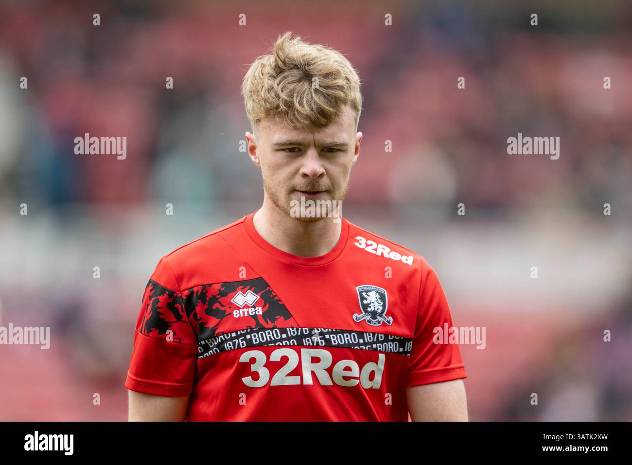 Middlesbrough's Tommy Conway during the Sky Bet Championship match ...