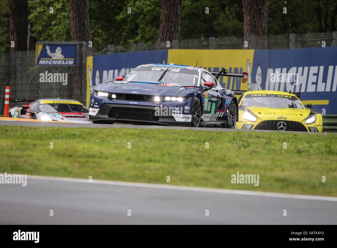 Imola, Italy, 18 April 2025,#88 Proton Competition (DEU) Ford Mustang ...