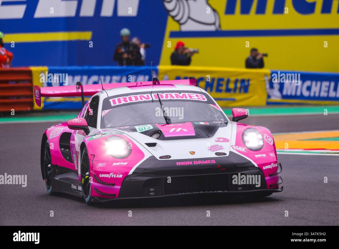 Imola, Italy, 18 April 2025,#85 Iron Dames (ITA) Porsche 911 GT3 R ...