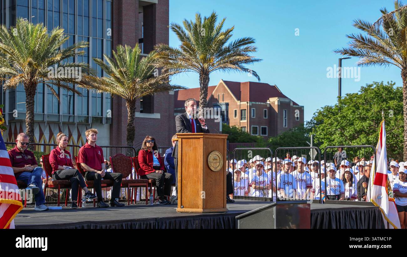 The day after an active shooter on campus Florida State president ...