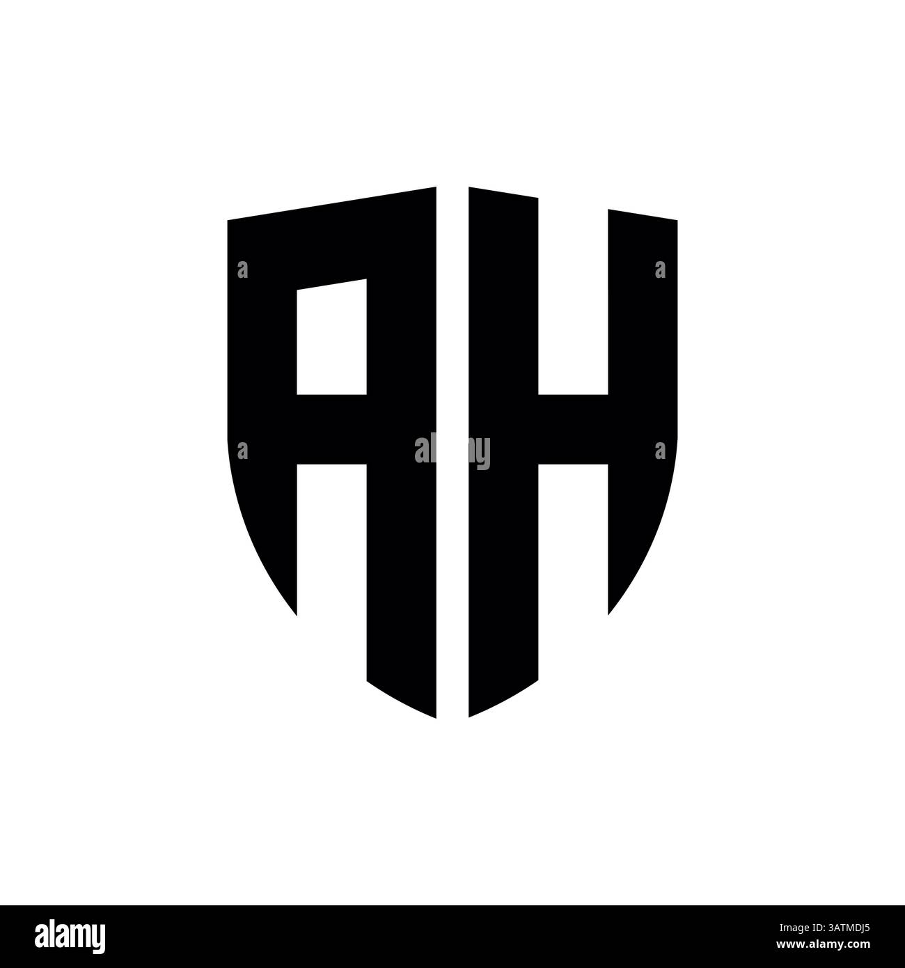 Letter ah or ha logo template Stock Vector Image & Art - Alamy