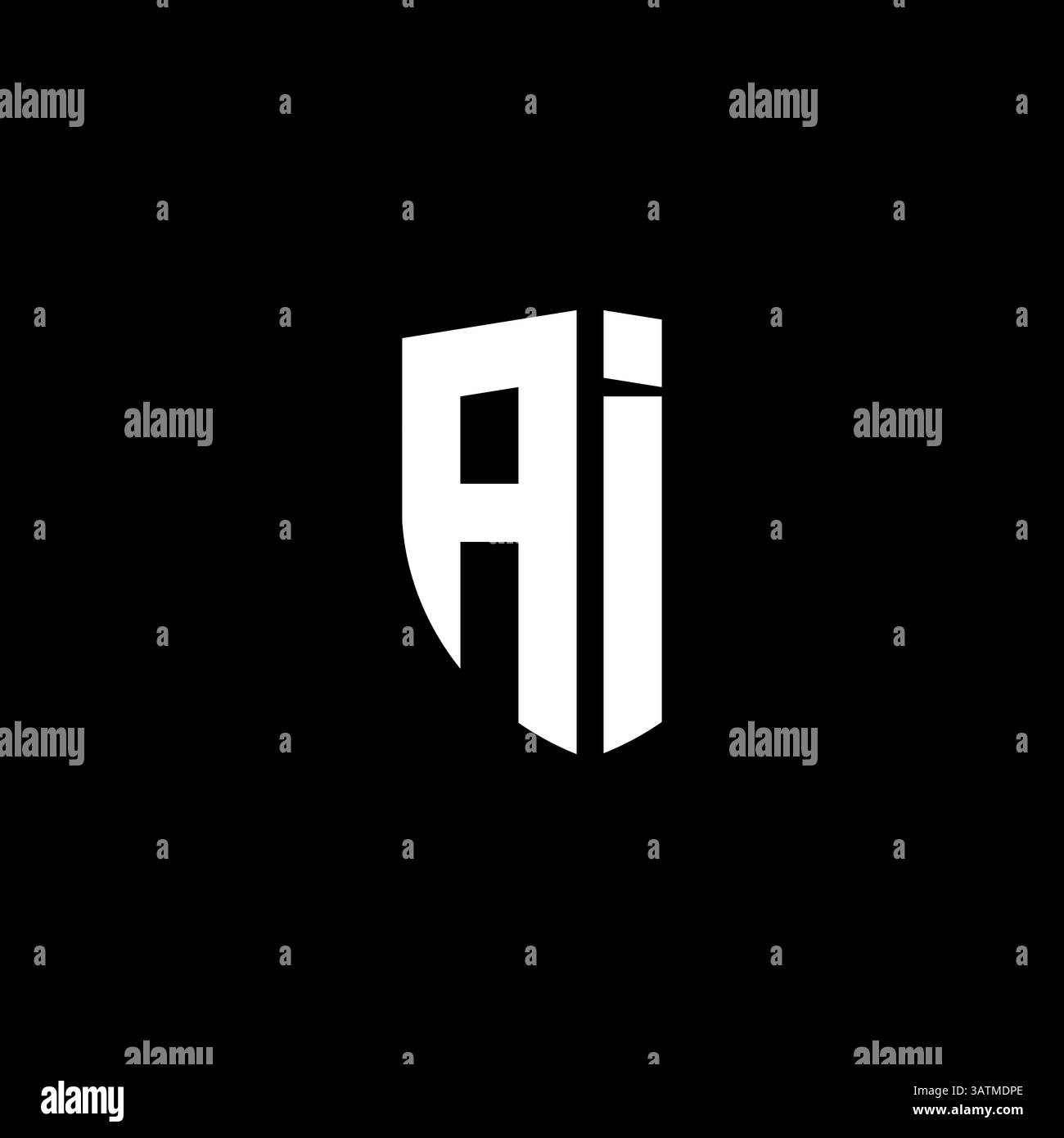 Ia letter logo design hi-res stock photography and images - Alamy