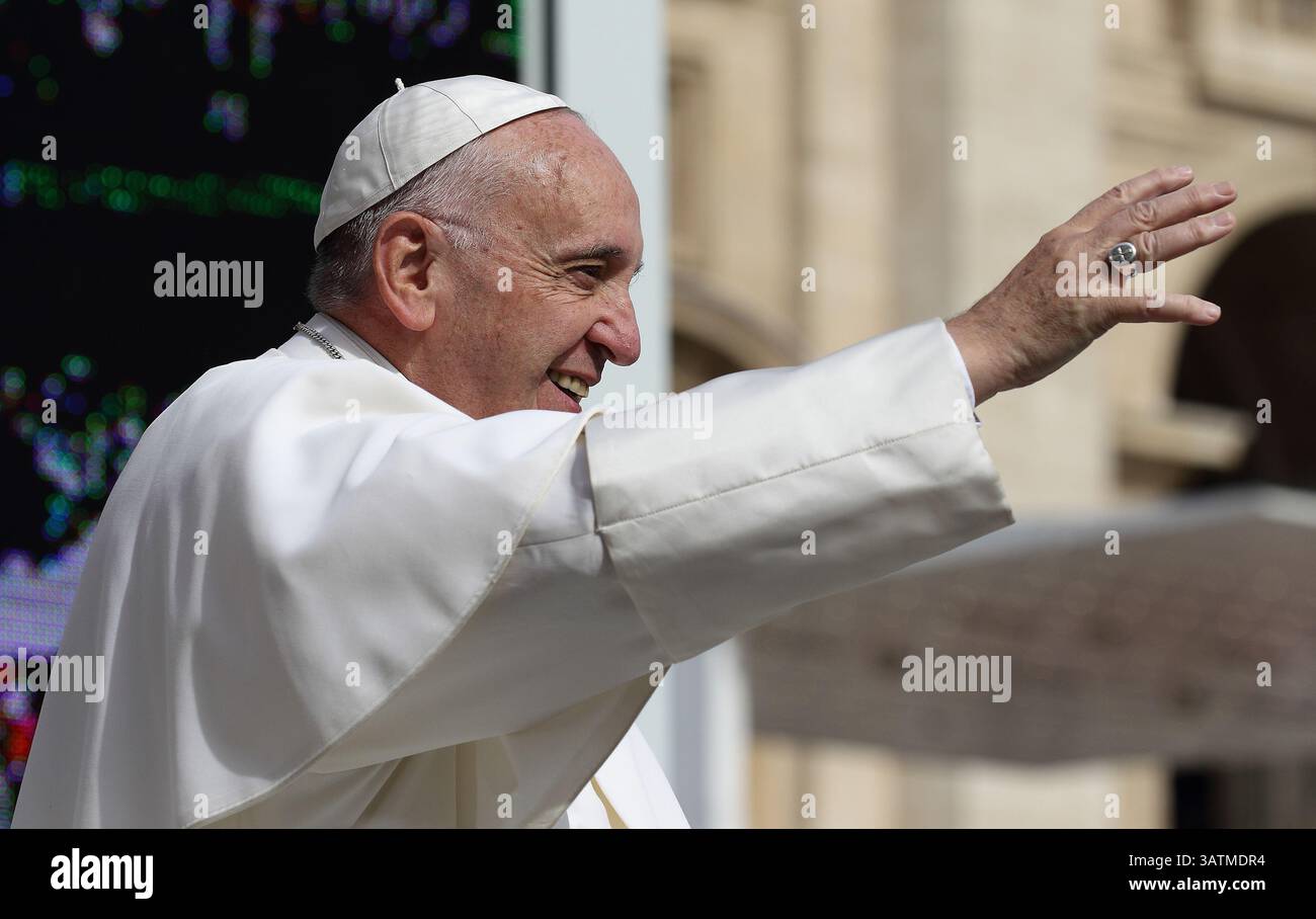 May 25, 2016 - Vatican City State (Holy See) - POPE FRANCIS during his ...