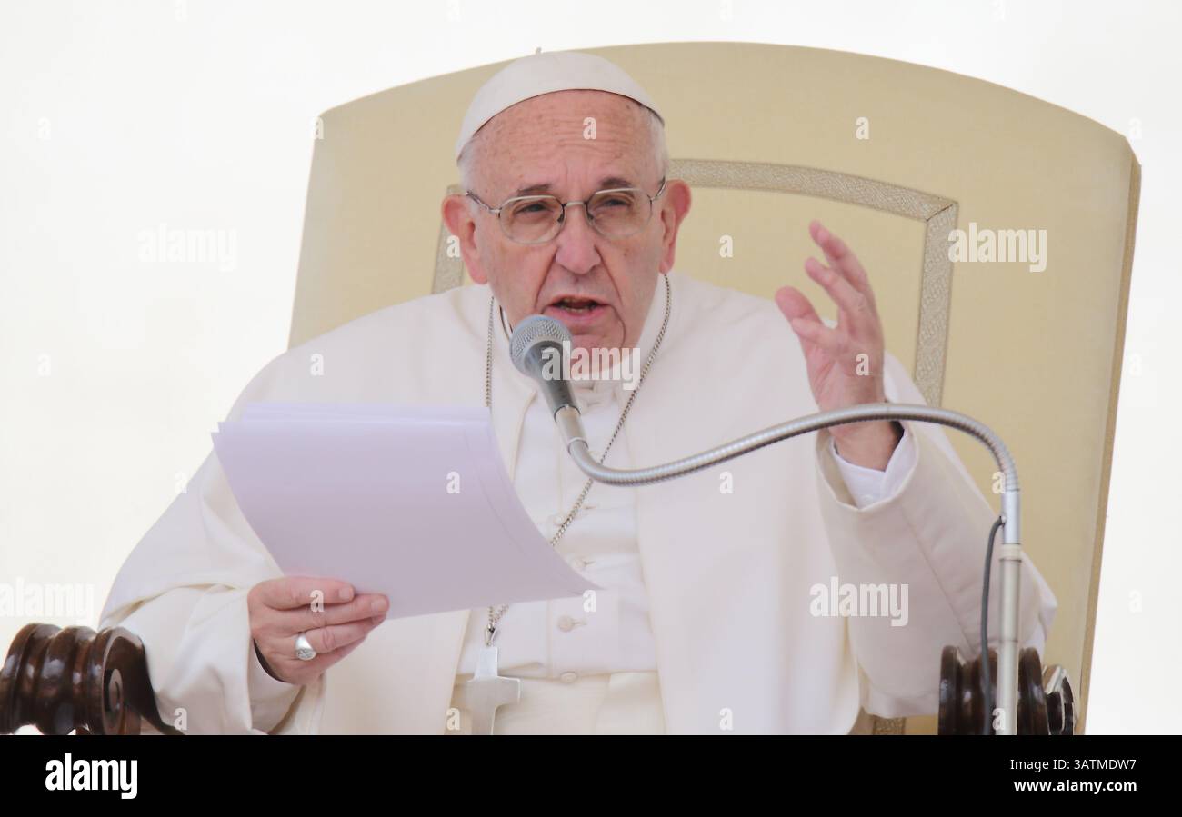 May 25, 2016 - Vatican City State (Holy See) - POPE FRANCIS during his ...