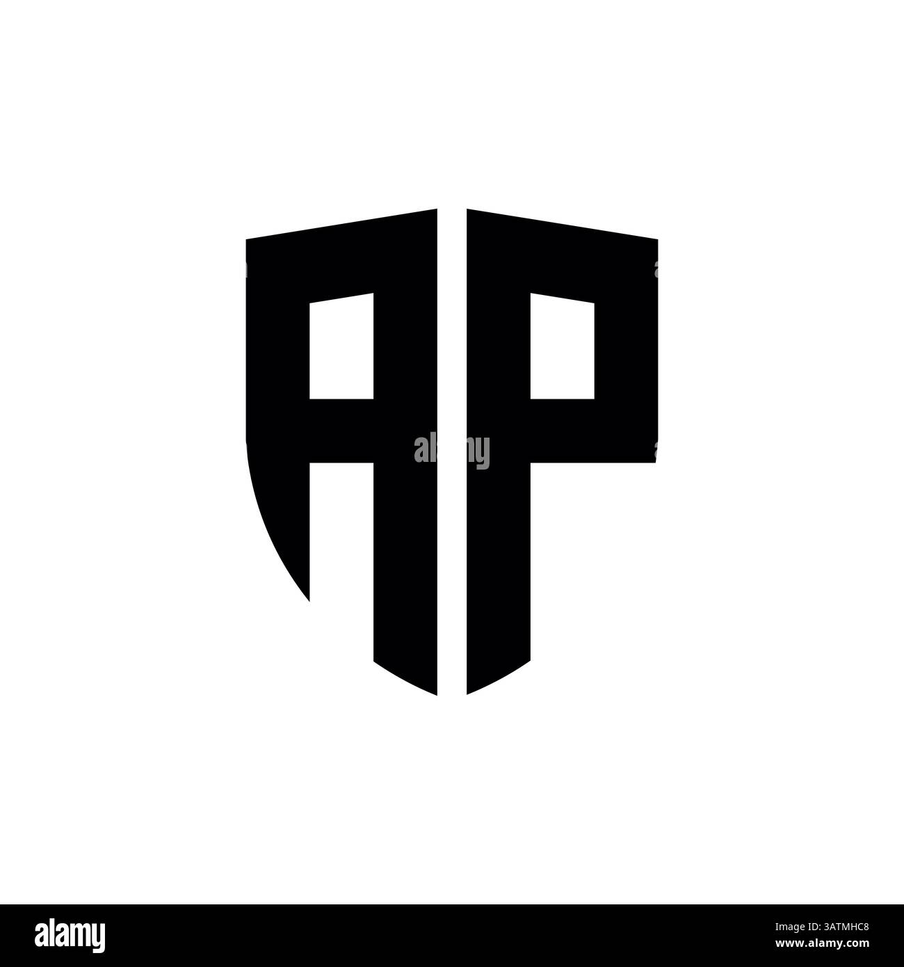 Letter ap or pa logo template Stock Vector Image & Art - Alamy