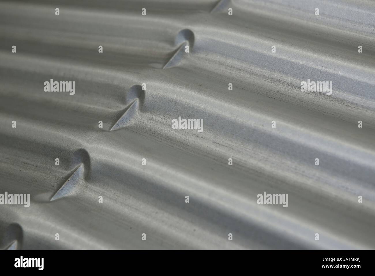 Steel Metal Zinc Galvanized Wave Sheets for Roof. selective focus Stock ...