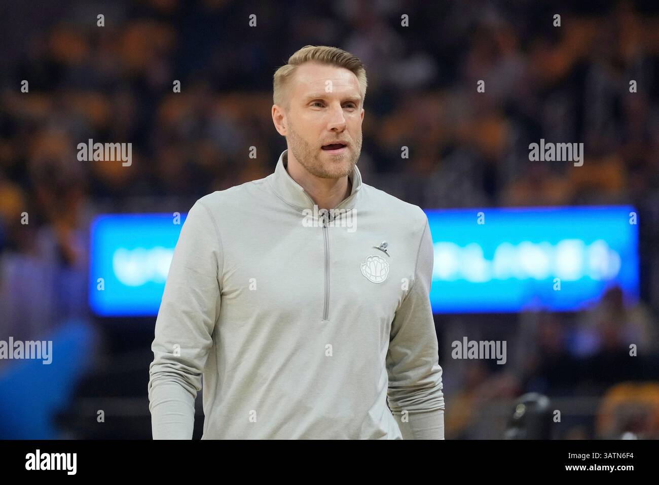 Memphis Grizzlies interim head coach Tuomas Iisalo during an NBA play ...