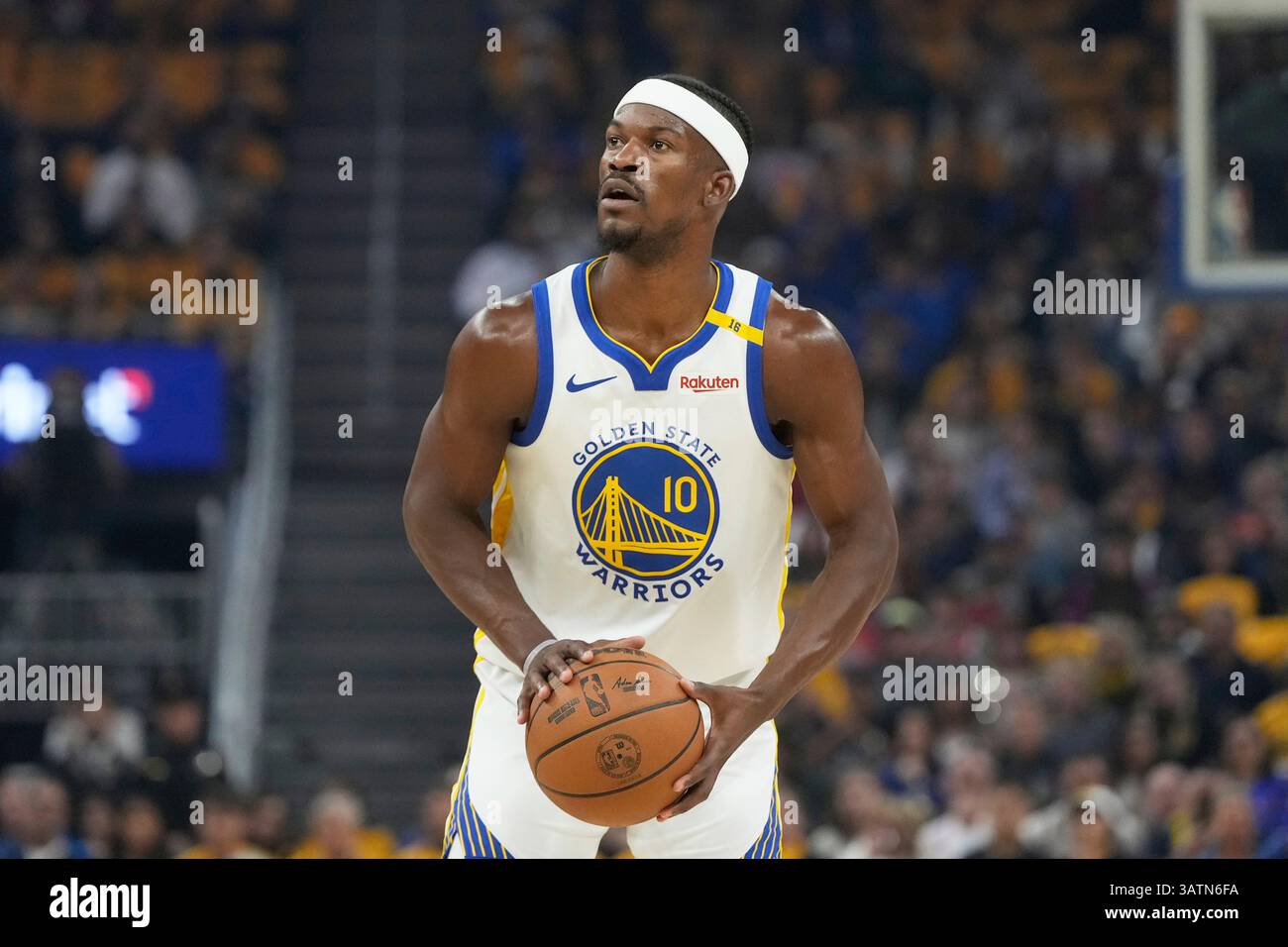 Golden State Warriors forward Jimmy Butler III (10) during an NBA play ...