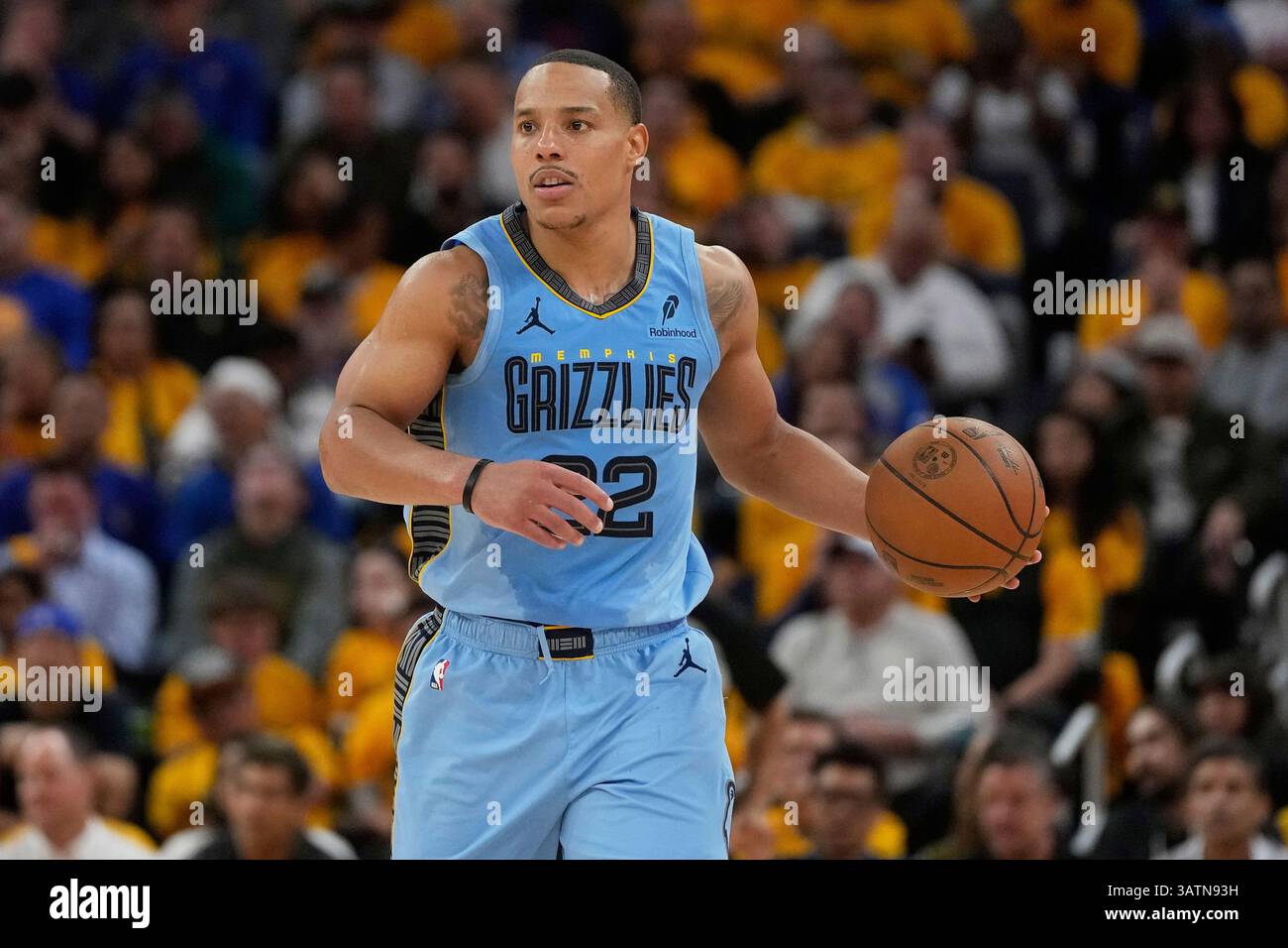 Memphis Grizzlies guard Desmond Bane (22) during an NBA play-in ...