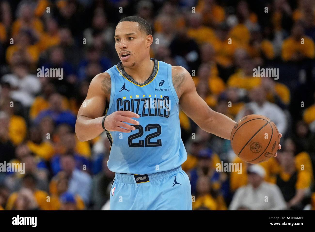 Memphis Grizzlies guard Desmond Bane (22) during an NBA play-in ...