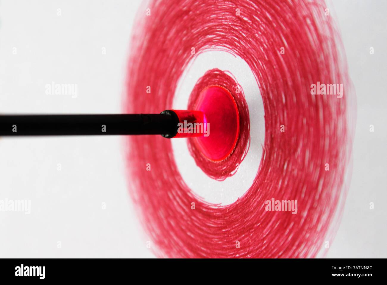 Achieving goal hitting center hi-res stock photography and images - Alamy