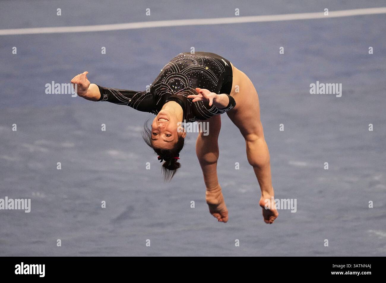 Denver's Madison Ulrich competes on the floor exercise during the NCAA ...