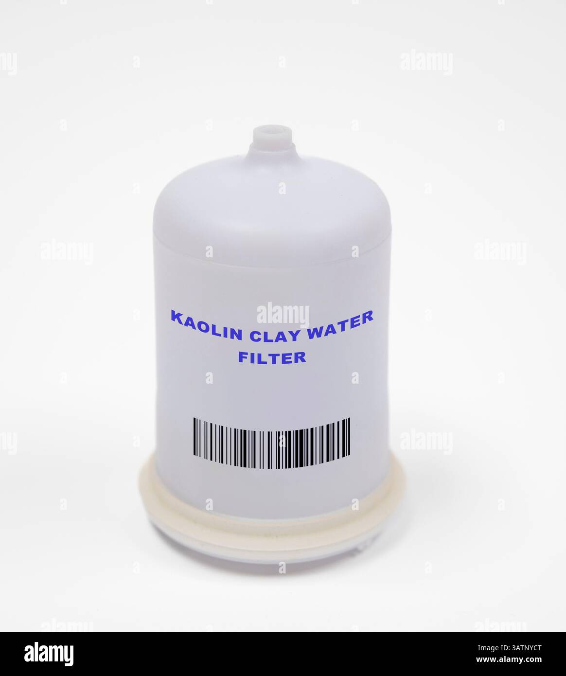 Kaolin clay water filter. Absorbs impurities and fine particles Stock ...