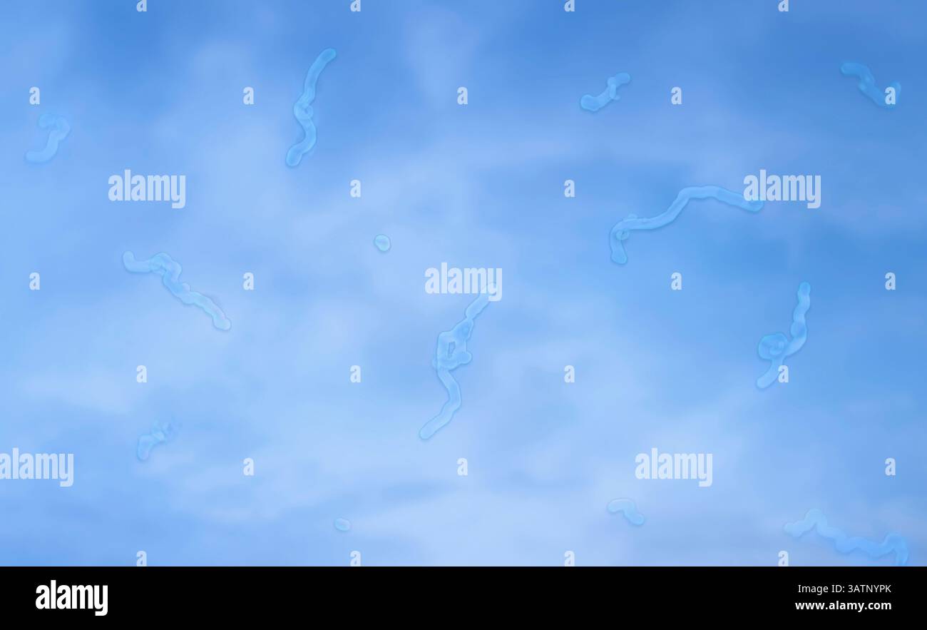 Eye floaters, illustration. Eye floaters, or muscae volitantes, are ...