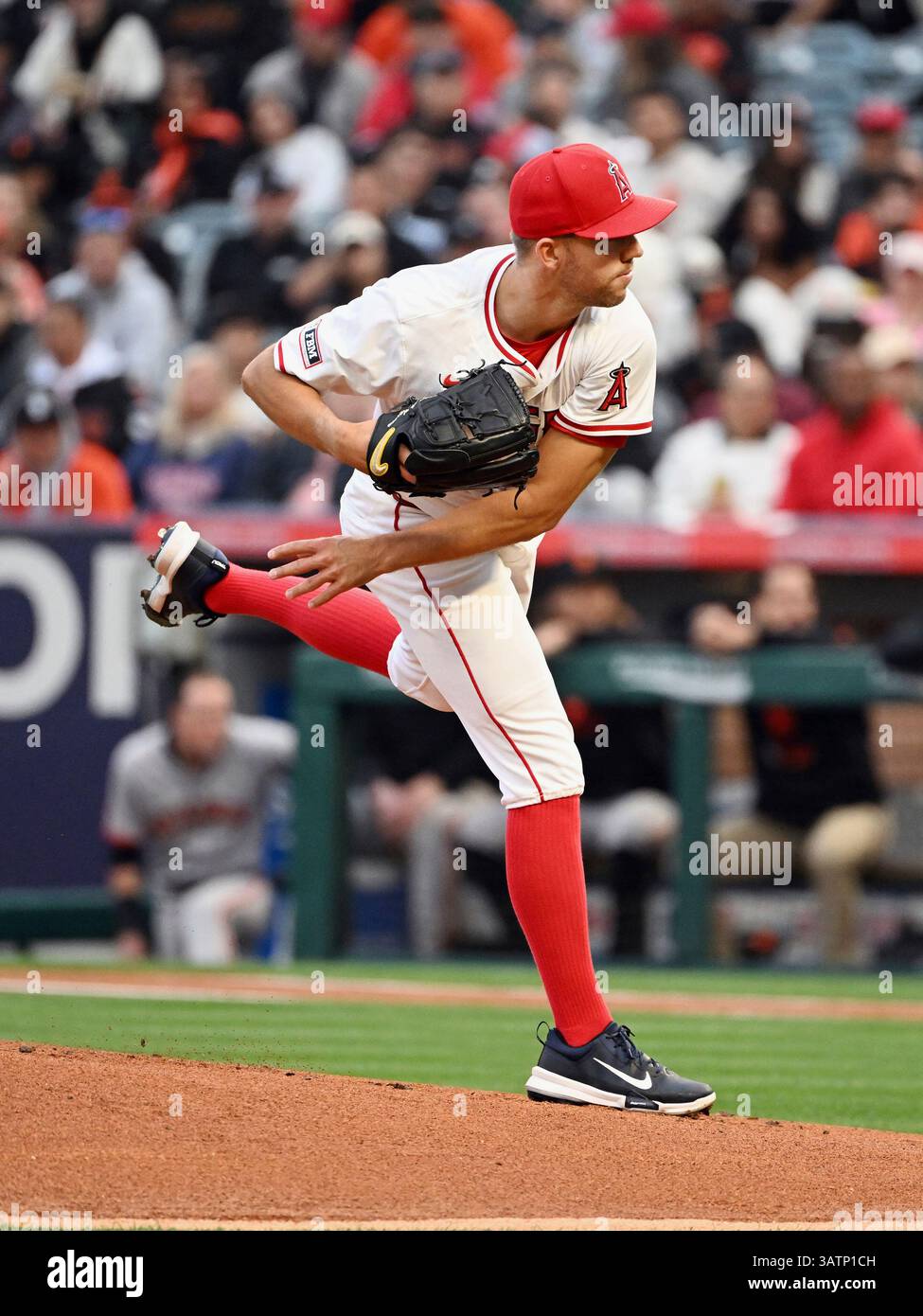 ANAHEIM, CA - APRIL 18: Los Angeles Angels pitcher Tyler Anderson (31 ...