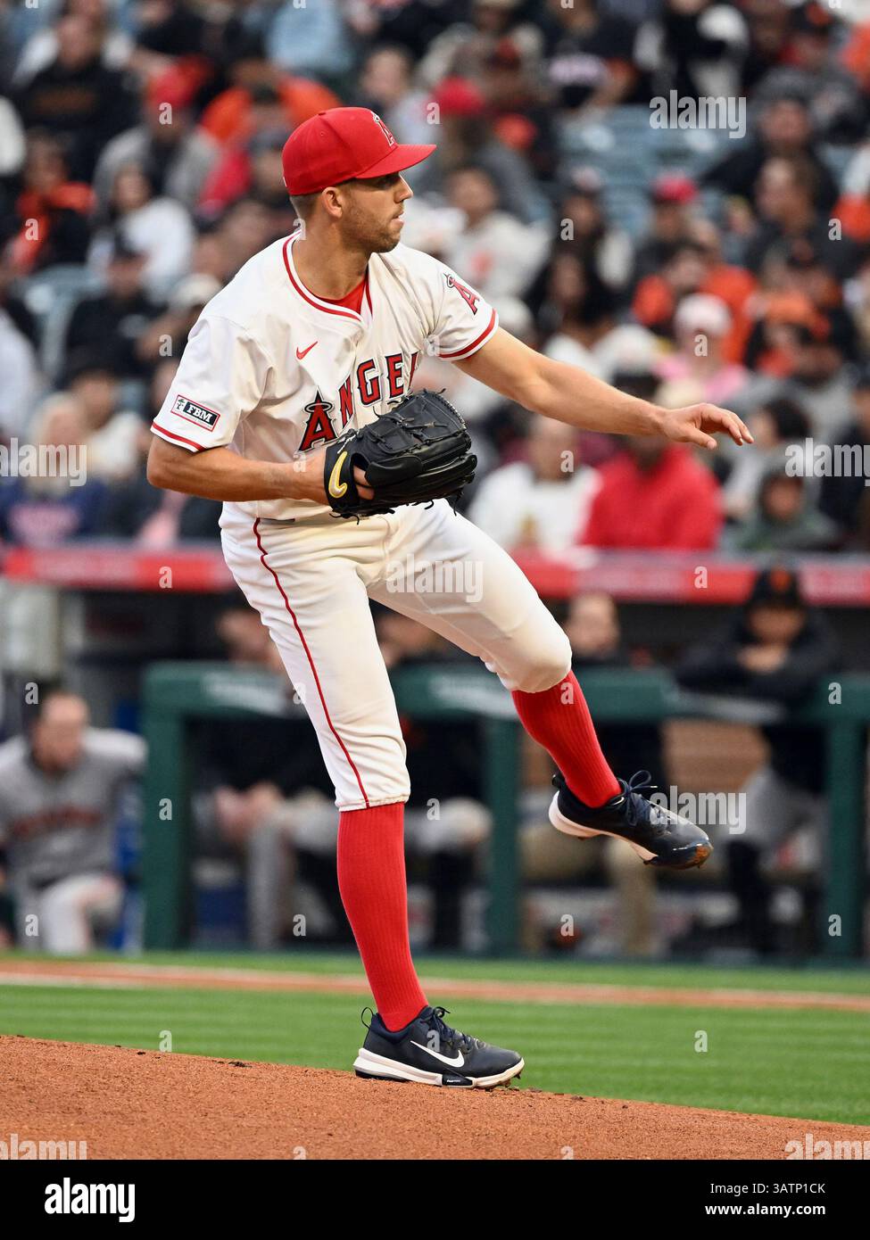 ANAHEIM, CA - APRIL 18: Los Angeles Angels pitcher Tyler Anderson (31 ...