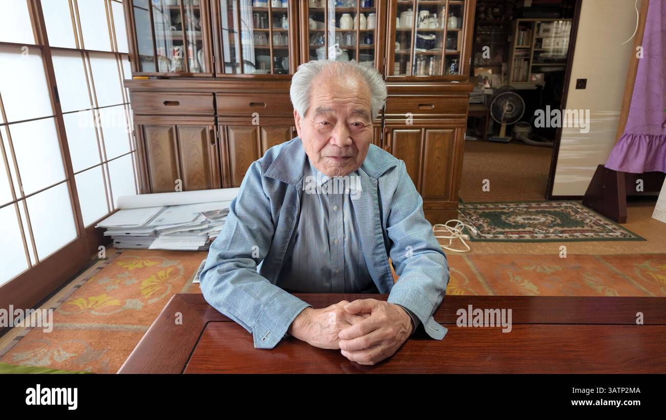 MIYADA, JAPAN - APRIL 118: Former Unit 731 Member Hideo Shimizu speaks ...