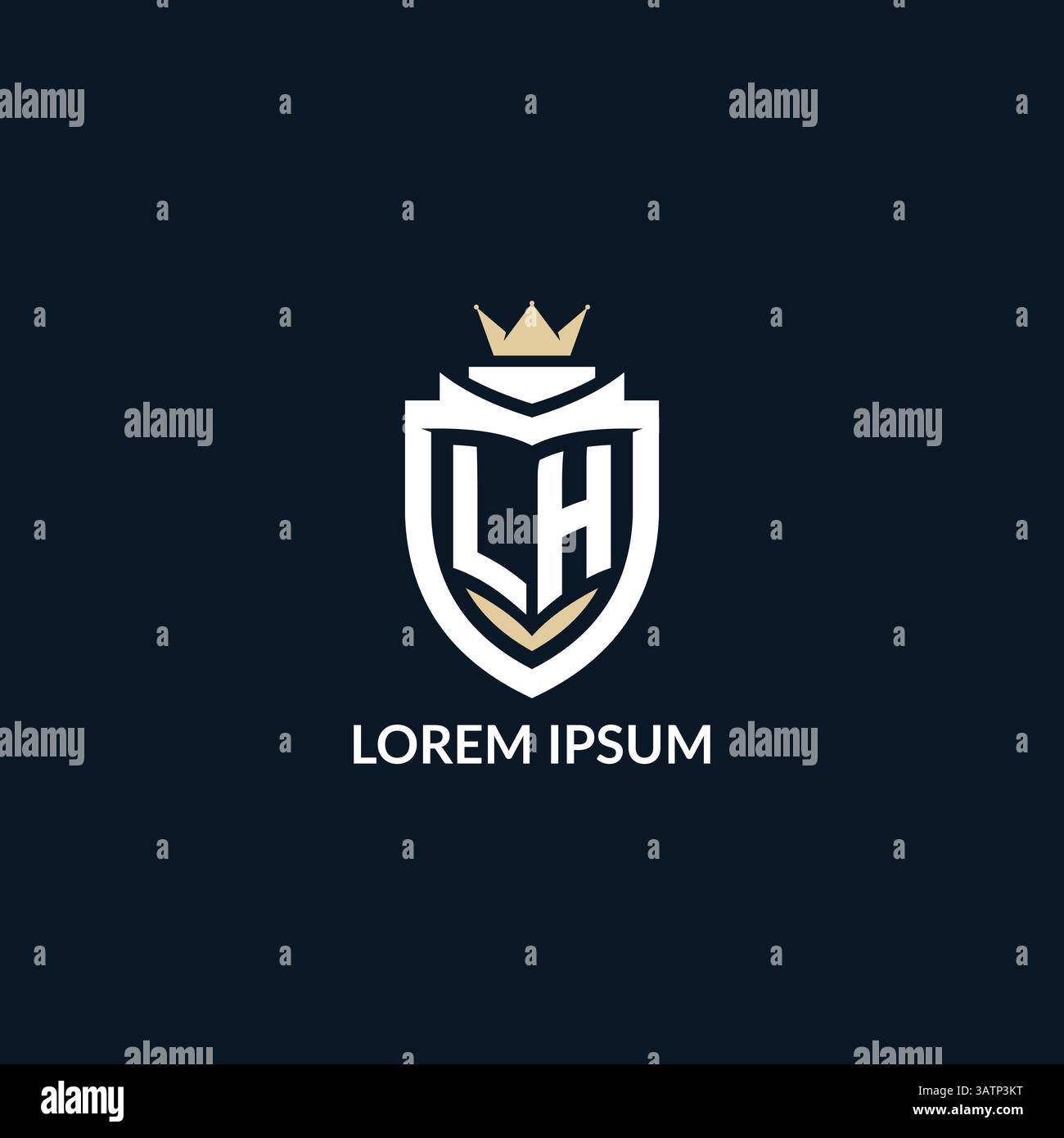 Letter lh logo hi-res stock photography and images - Alamy