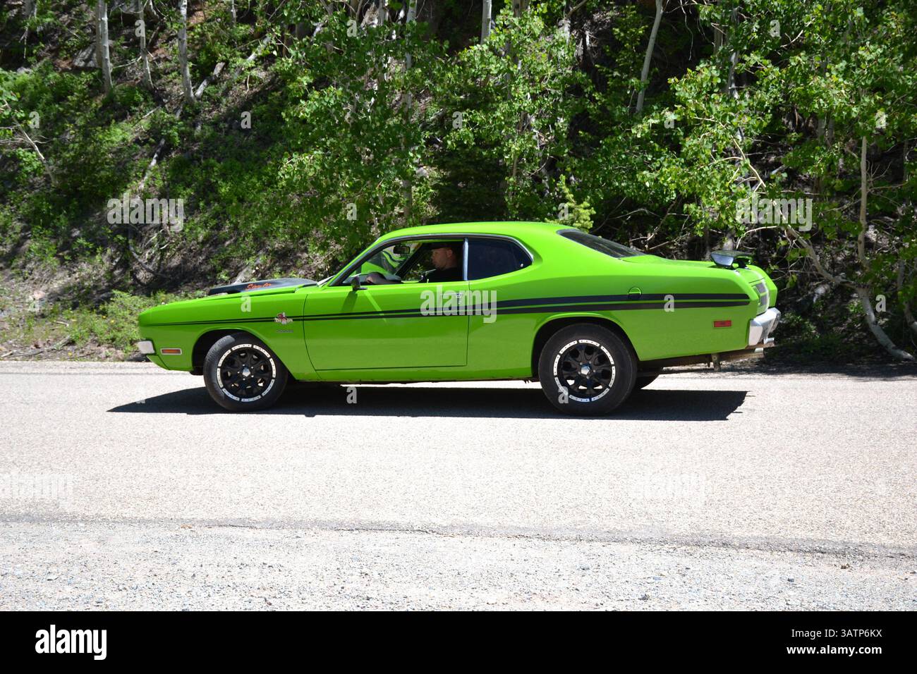 Black fin on back of dodge demon hi-res stock photography and images ...