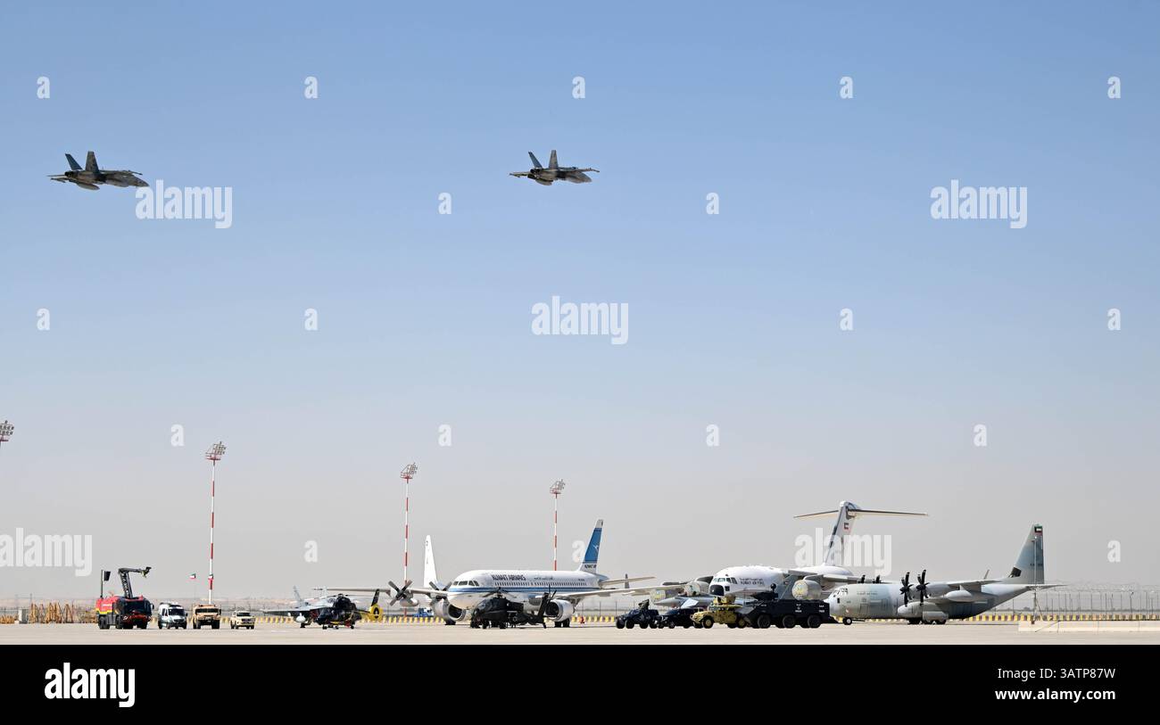 Beijing, Kuwait. 17th Apr, 2025. Kuwaiti Air Force fighters participate ...