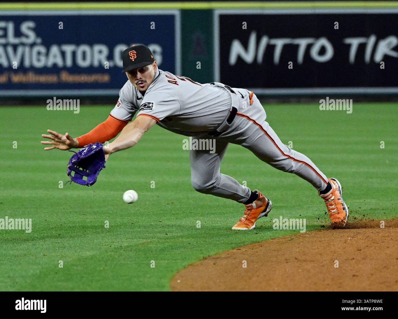 ANAHEIM, CA - APRIL 18: San Francisco Giants shortstop Willy Adames (2 ...