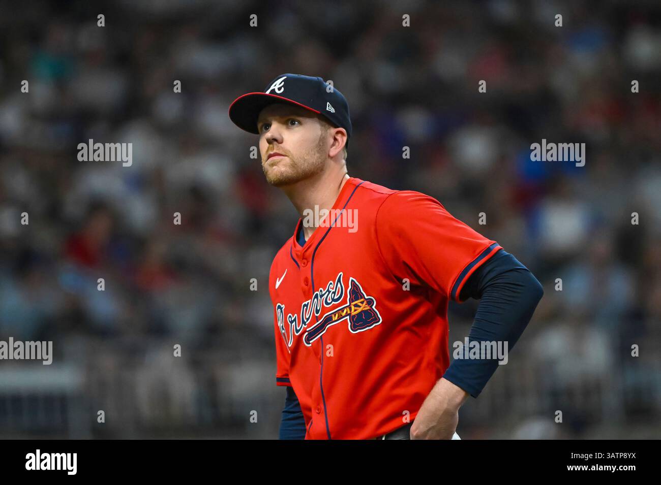 ATLANTA, GA - APRIL 18: Atlanta Braves pitcher Aaron Bummer (49) during ...