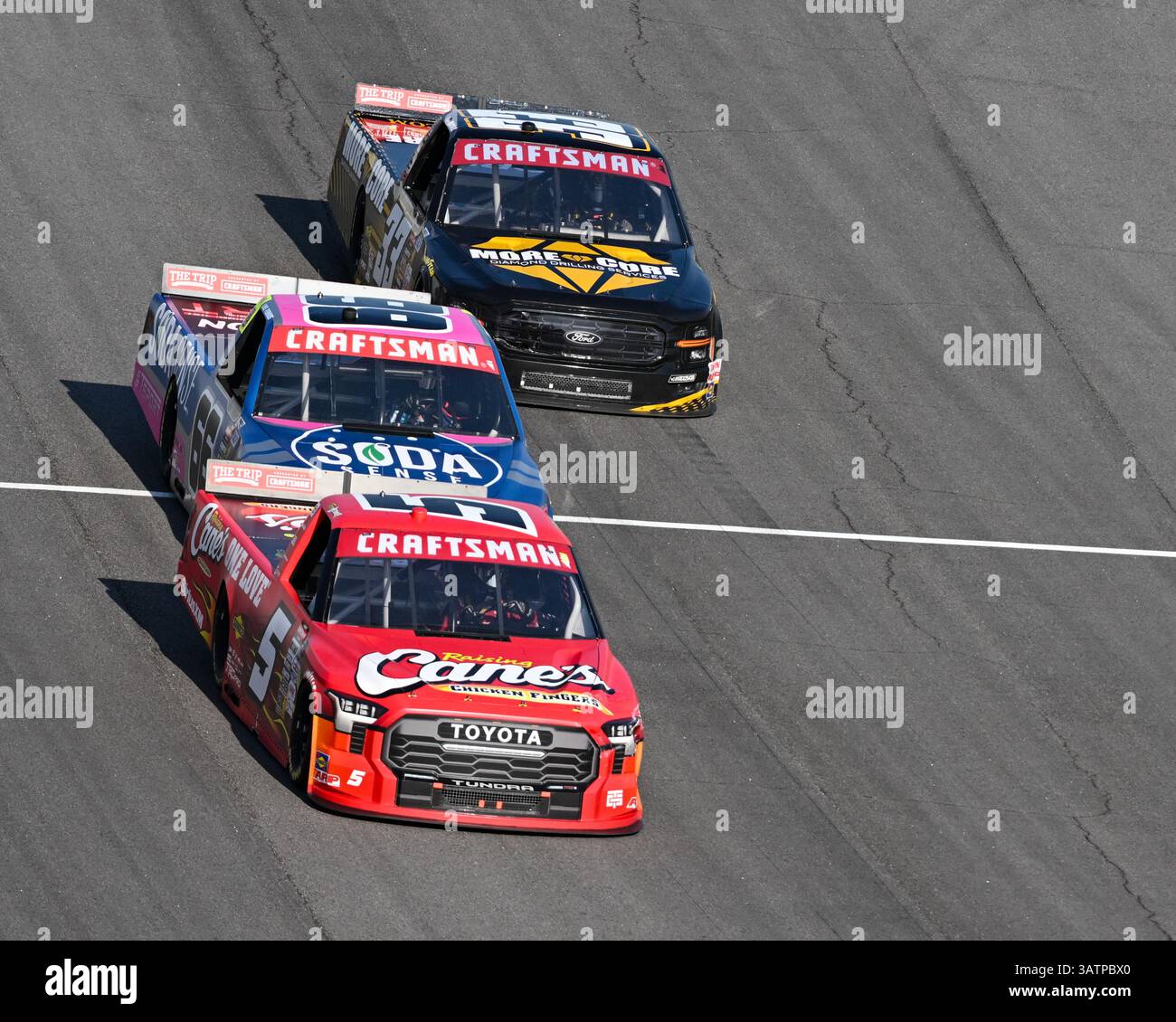 Rockingham, North Carolina, USA. 18th Apr, 2025. NASCAR Craftsman Truck ...