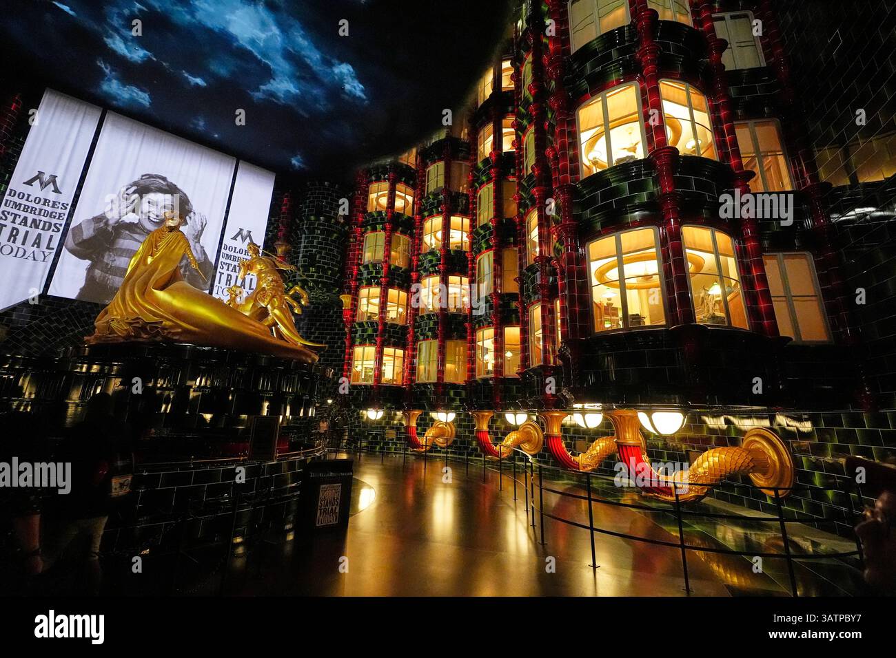 The Wizarding World Of Harry Potter-Ministry Of Magic is seen in the ...