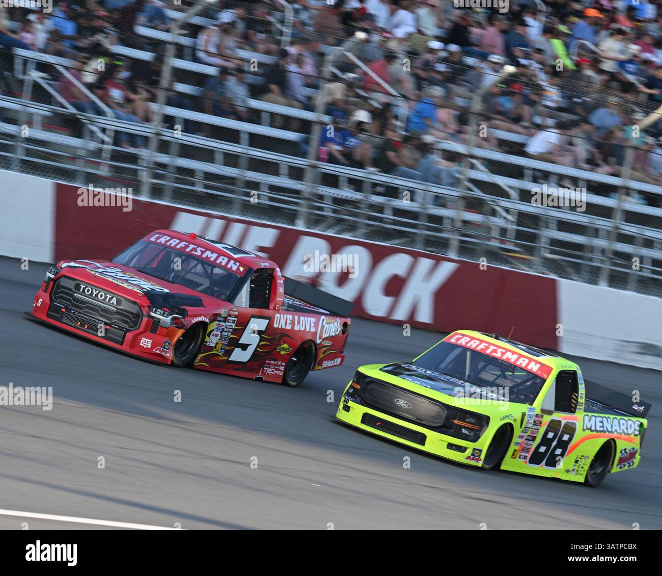 Rockingham, North Carolina, USA. 18th Apr, 2025. NASCAR Craftsman Truck ...