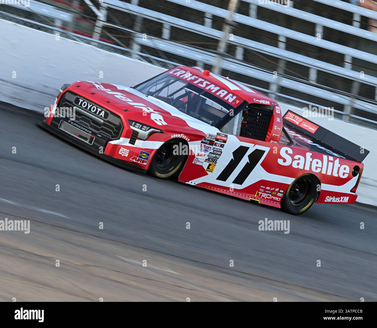 Rockingham, North Carolina, USA. 18th Apr, 2025. NASCAR Craftsman Truck ...