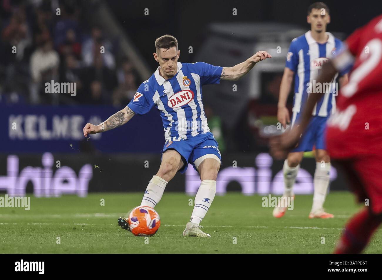 Pol Lozano of RCD Espanyol during the Spanish championship La Liga ...
