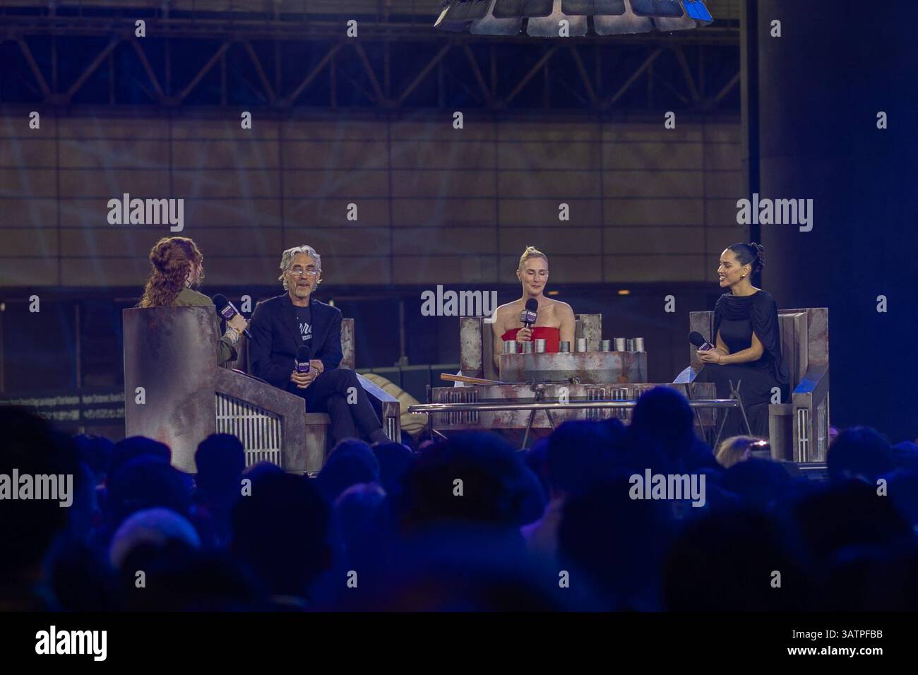 Tokyo, Japan. 19th Apr, 2025. Kristin Baver Interviewing Andor cast ...