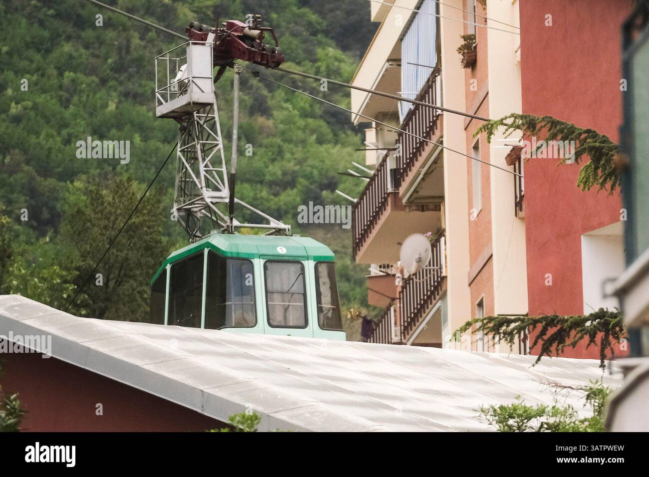 Faito Cable Car Collapse Castellammare di Stabia Naples the Day After ...