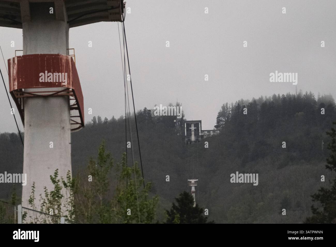 Faito Cable Car Collapse Castellammare di Stabia Naples the Day After ...