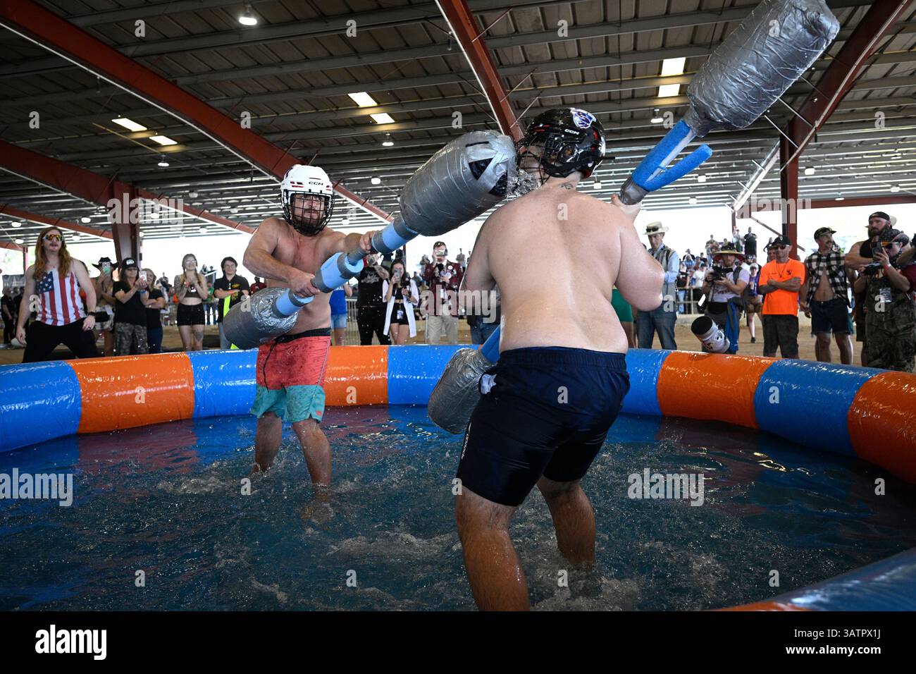 Thomas Michael, left, of St. Augustine, Fla., and Jayso Rodriguez, of ...