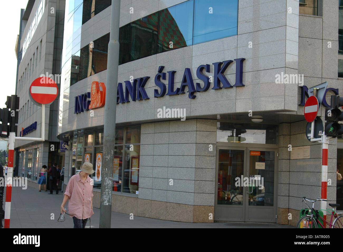 Dutch bank ING Bank Slaski in Wroclaw Poland June 24,2005 Stock Photo ...