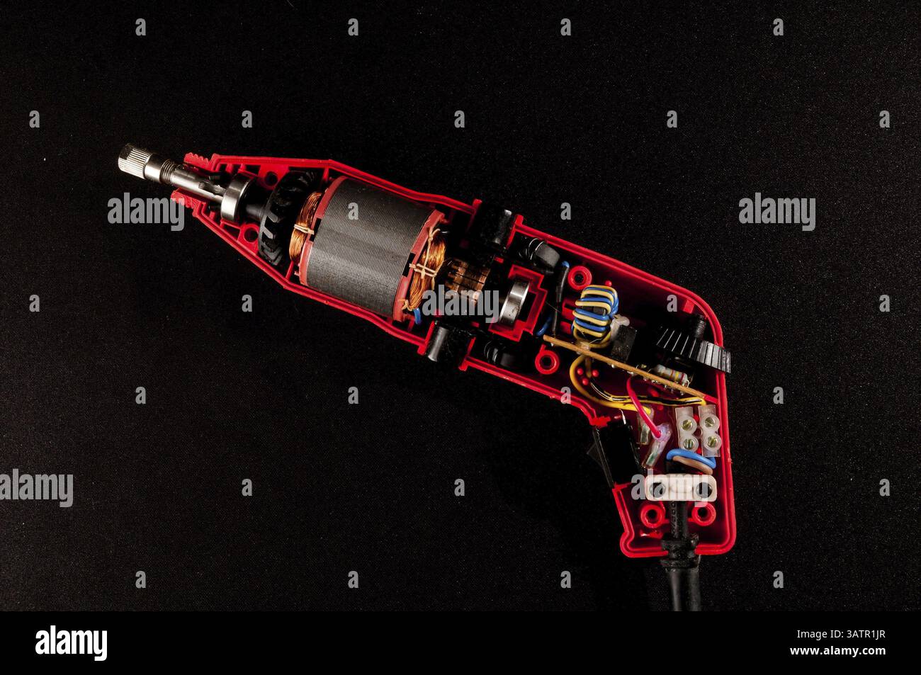 Home Technology Concept Broken Disassembled Drill Interior Stock Photo ...