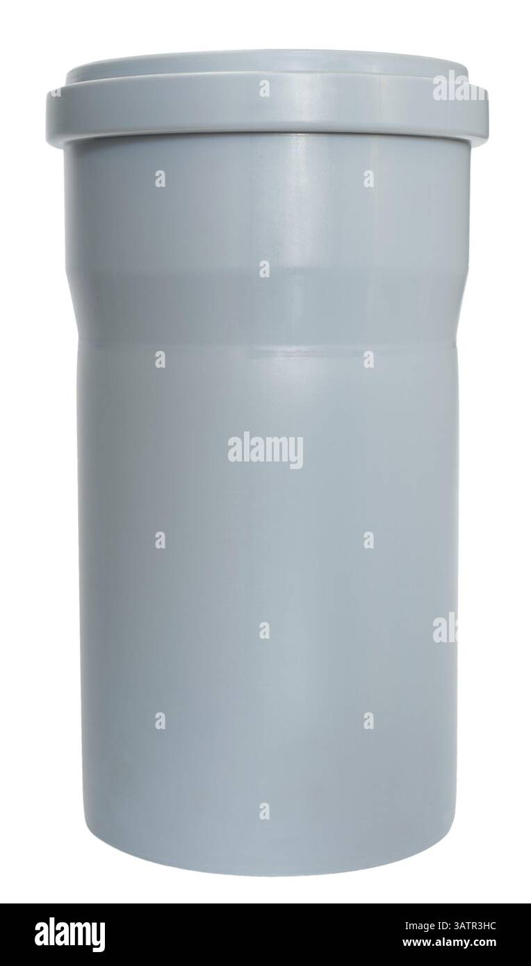 A PVC fitting - a draining straight pipe Stock Photo - Alamy