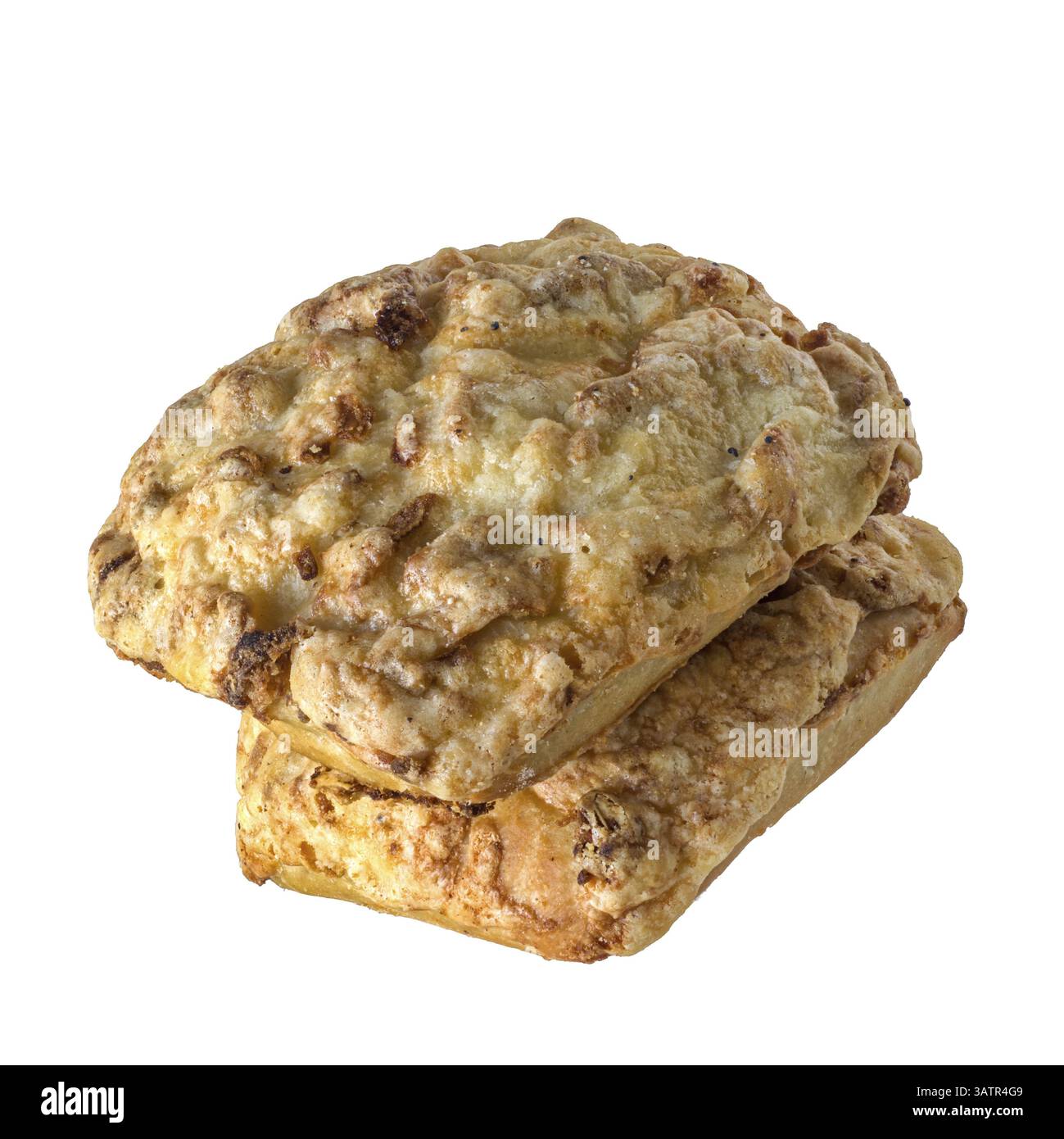 Baked cheese topped rolls Cut Out Stock Images & Pictures - Alamy