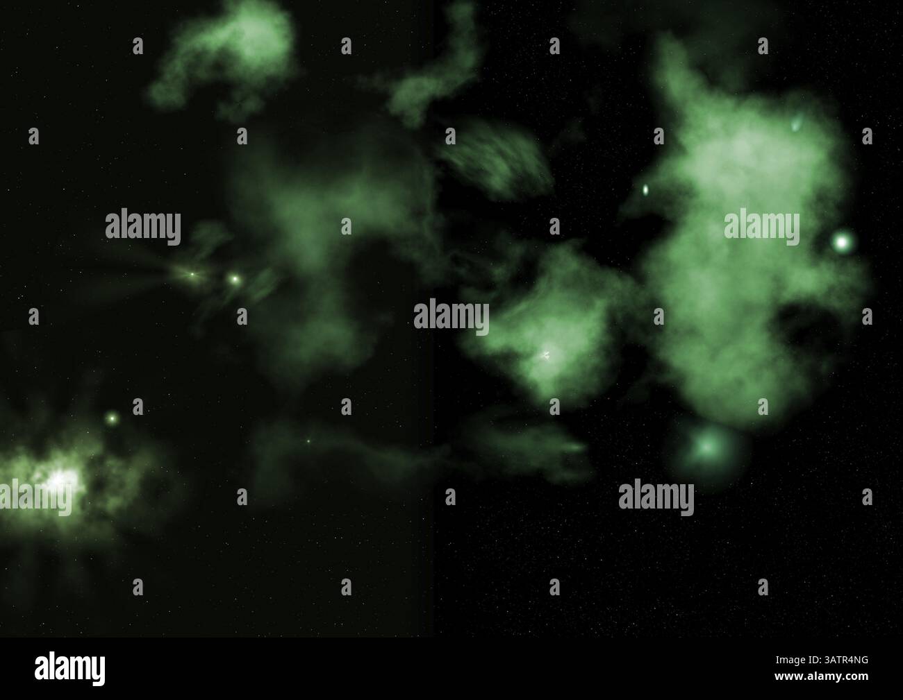 Star field in space a nebulae and a gas congestion. Elements of this ...