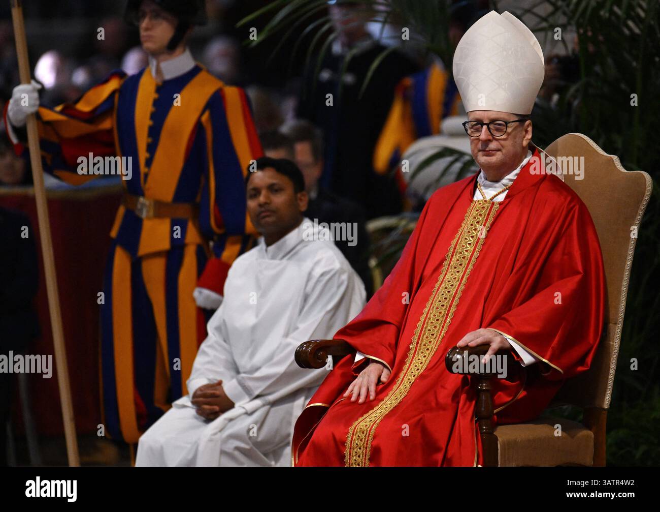 Cardinal Claudio Gugerotti celebrates the Passion of Christ Mass on ...