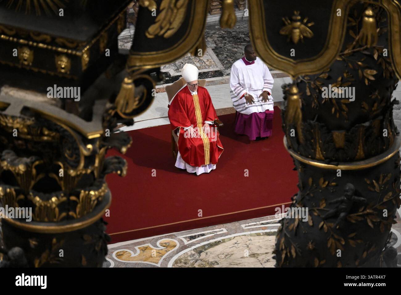 Cardinal Claudio Gugerotti celebrates the Passion of Christ Mass on ...