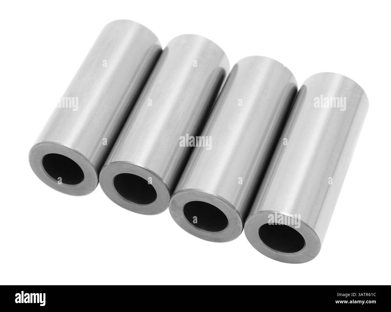Four new piston pins, details of anl auto engine Stock Photo - Alamy