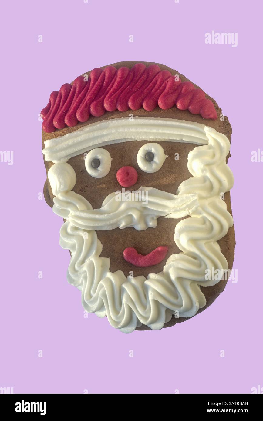 Gingerbread, Father Christmas, cut-outs Stock Photo - Alamy